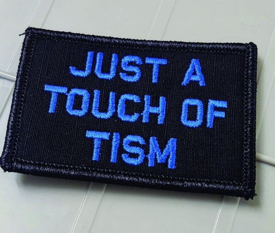 As Seen on Socials - Just A Touch of Tism - 2x3 Patch - Multiple Varia